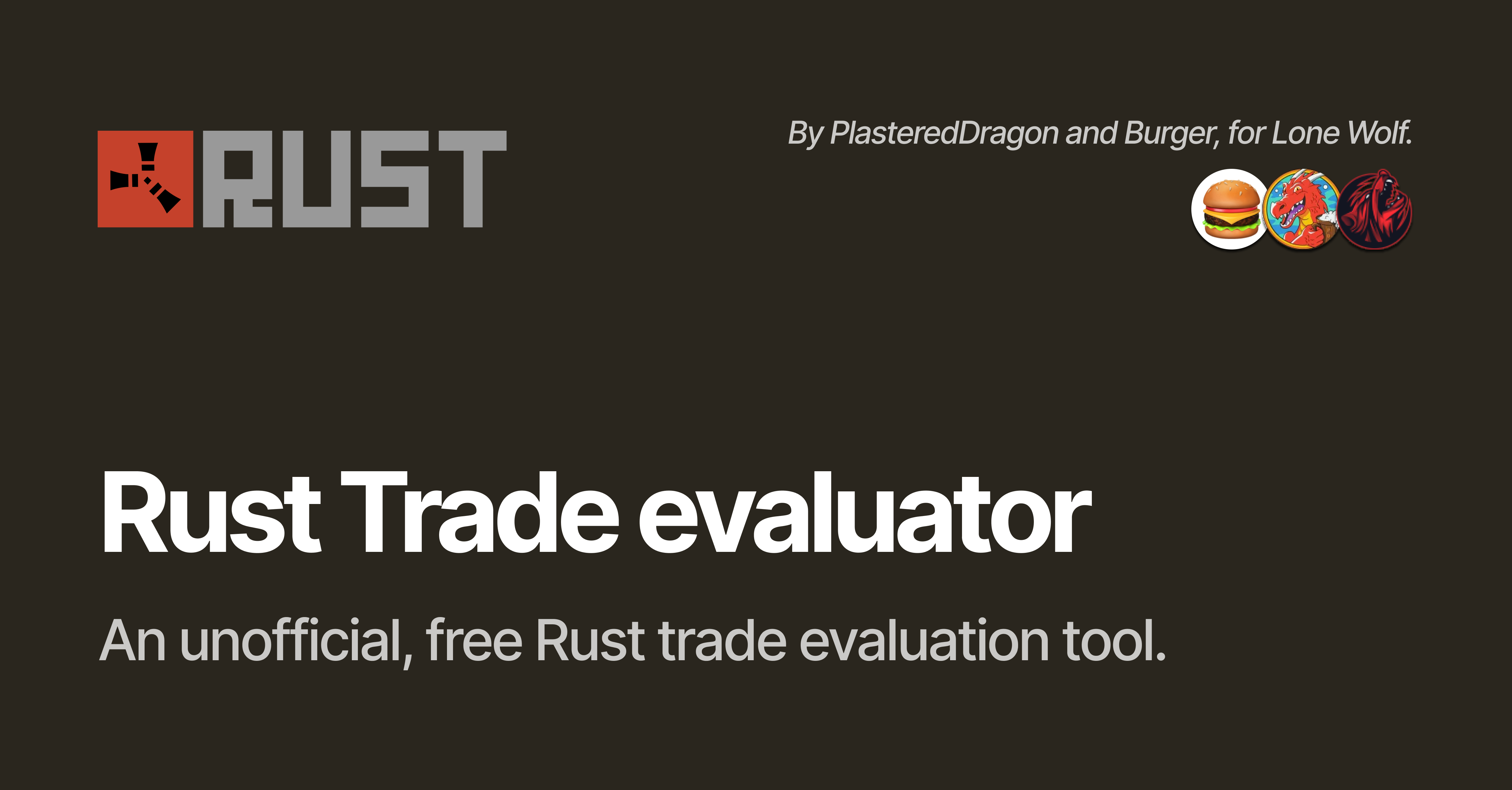 Rust Trade Evaluator - Prevent teaming, trade fairly